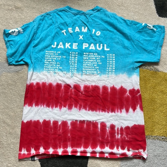 Fanjoy | Shirts | Team X Jake Paul The Dye Tour Tee | Poshmark